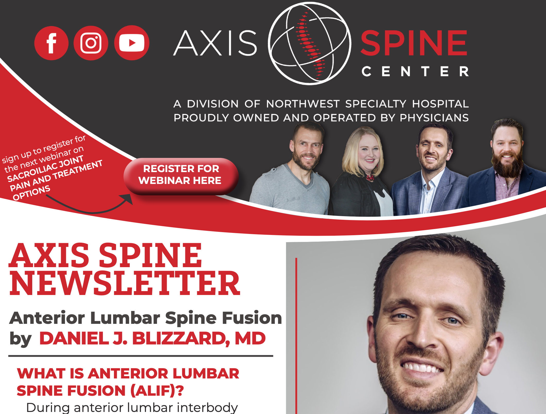 April 2021 Newsletter - Axis Spine Center
